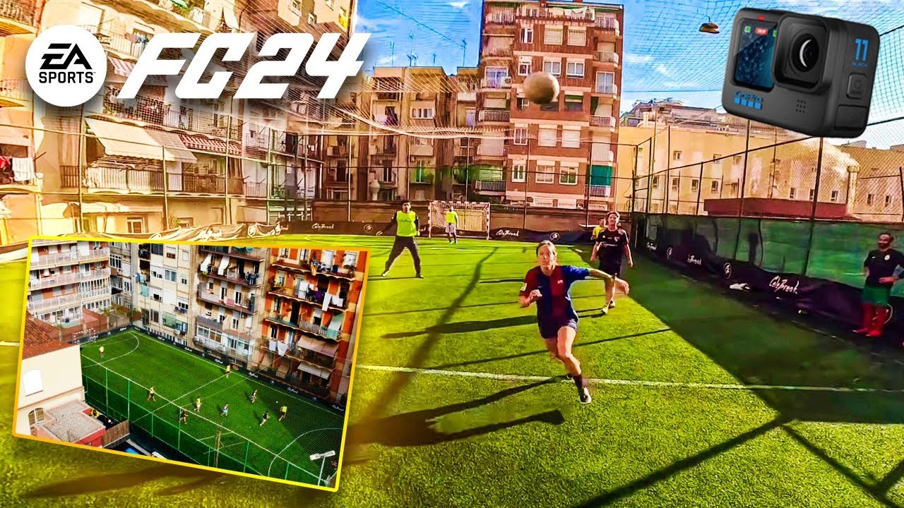 UM DIA JOGANDO FUTEBOL NA QUADRA DO FIFA 24 NA VISÃO DO MBAPPÉ! - YouTube