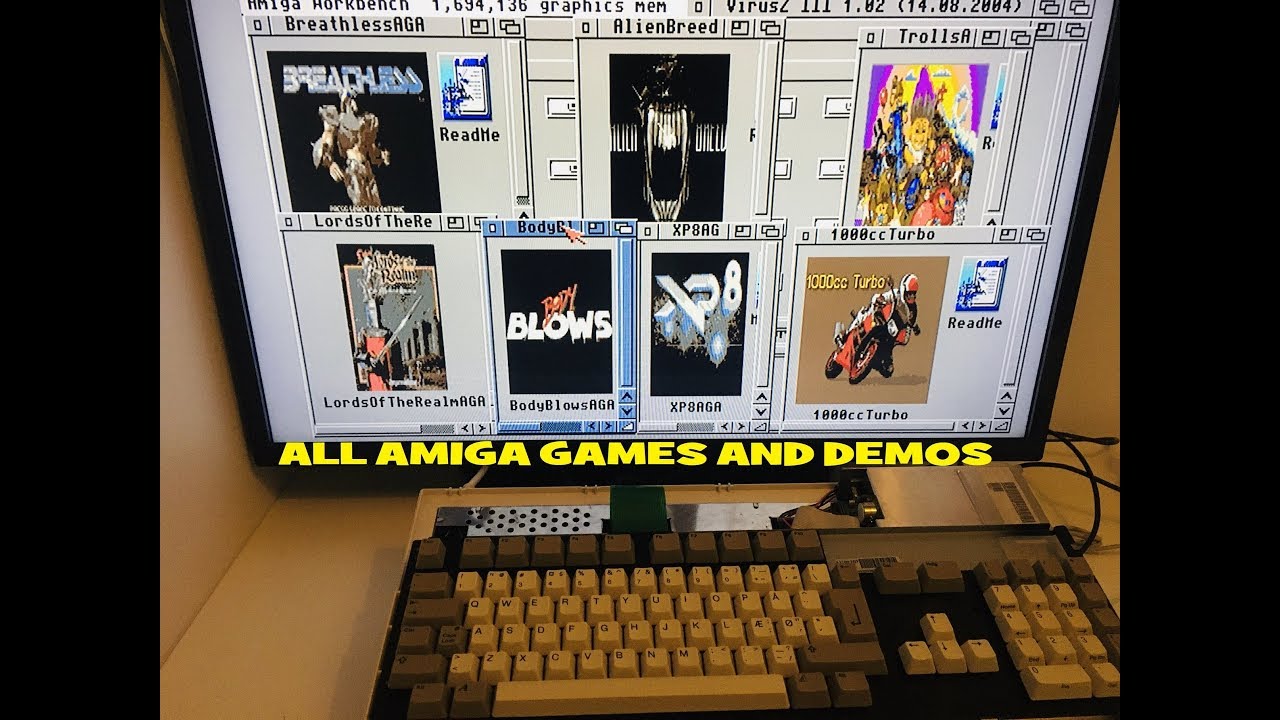 ALL AMIGA Games and Demos Allmost - YouTube