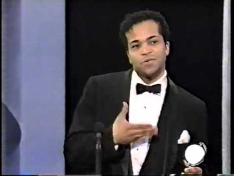 Jeffrey Wright wins 1994 Tony Award for Best Featured Actor in a Play