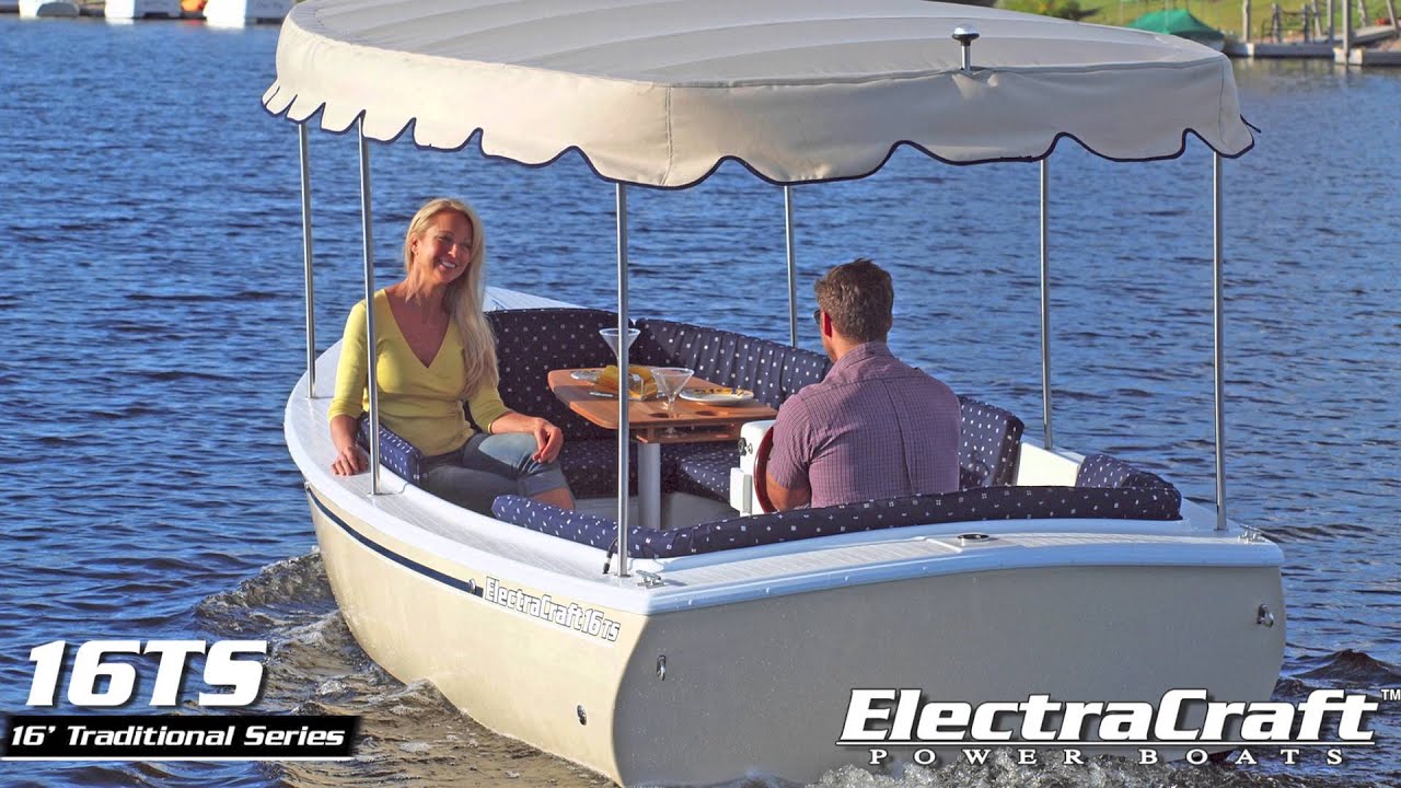 16TS Electric Boat from ElectraCraft Power Boats - YouTube