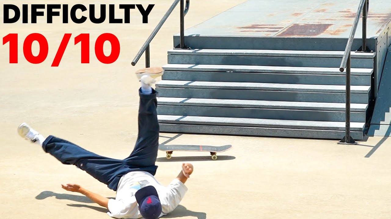 Learning The Hardest Trick Down Stairs - YouTube