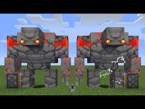 Redstone Golem + Redstone Golem ? | Minecraft Dungeons - YouTube