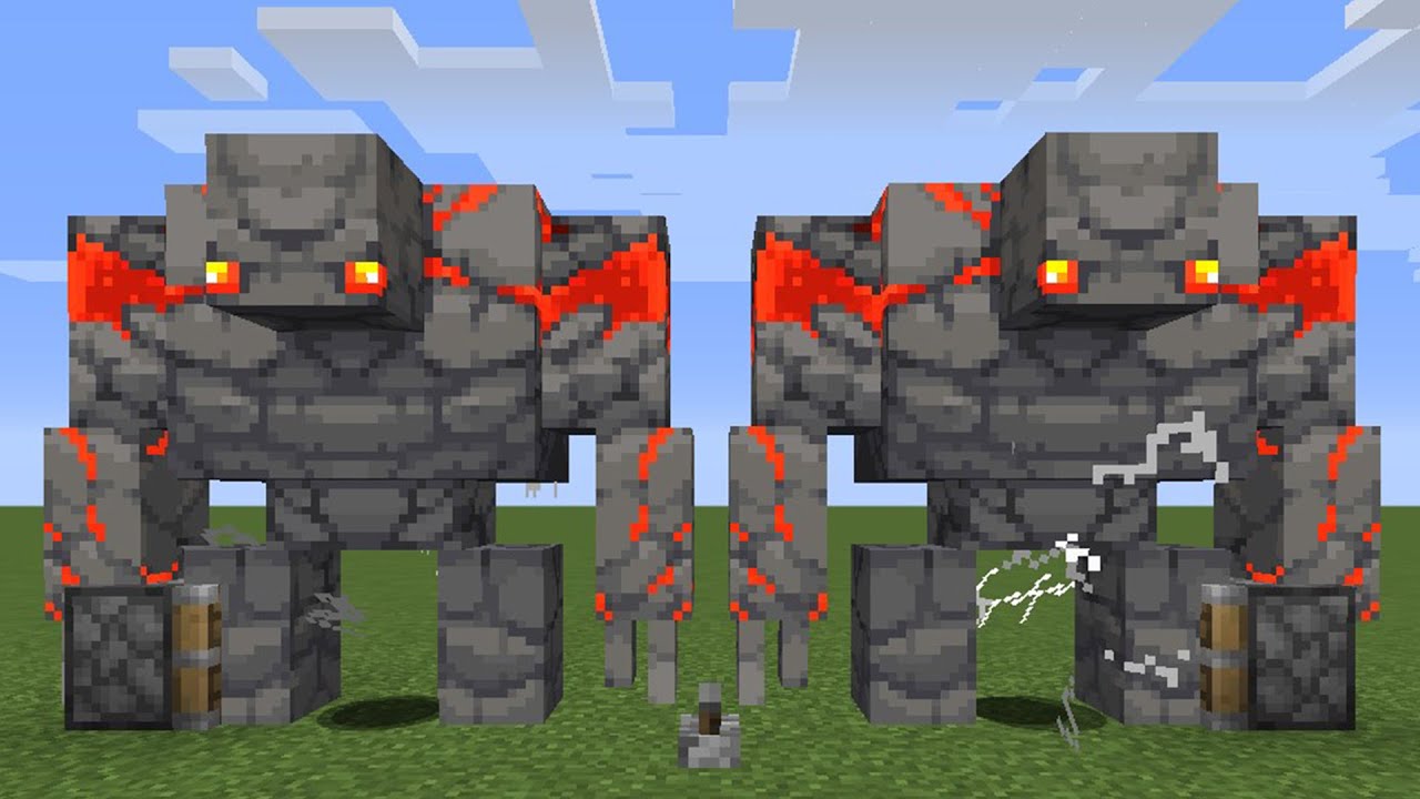 Redstone Golem + Redstone Golem ? | Minecraft Dungeons - YouTube