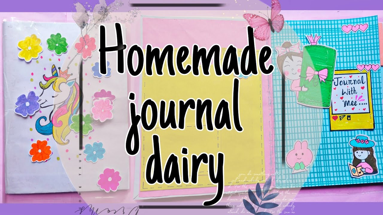 Homemade journal dairy / how to make journal dairy at home # ...