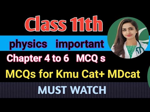 1st years physics chapter 4 to 6 most.important mcqs for mdcat and ...