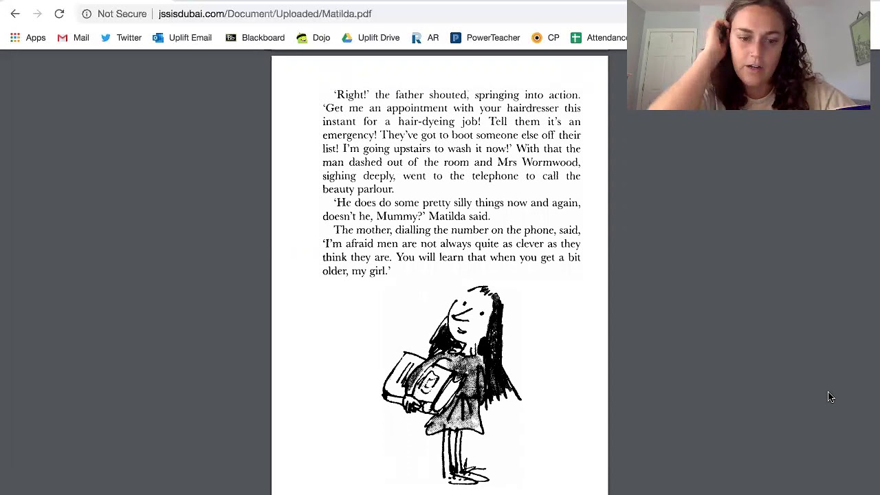 Matilda Chapters 6 - 7 (PART 1) - YouTube