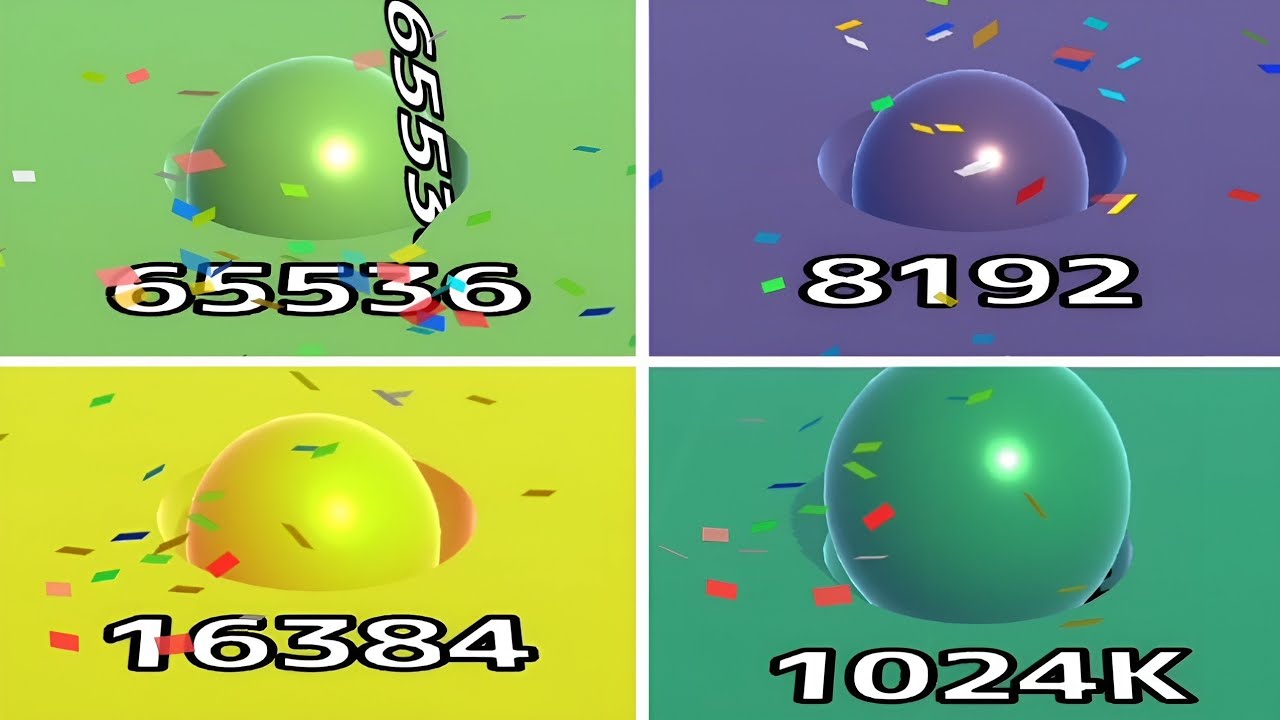 Ball Run Infinity - 65536 16384 8192 1024K - Mobile Gameplay Level 59 ...