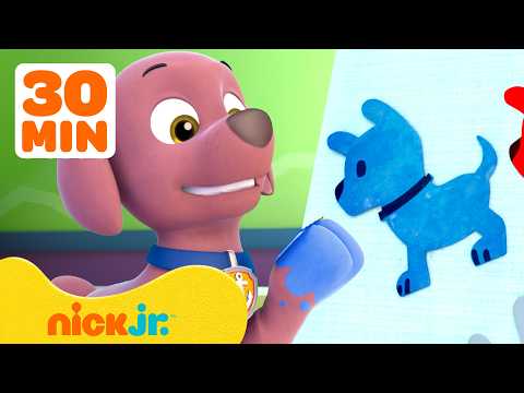 Patrulha Canina | 30 Minutos de Artes e Artesanato com a Patrulha Canina! 🎨 | DIY Fácil | Nick Jr.