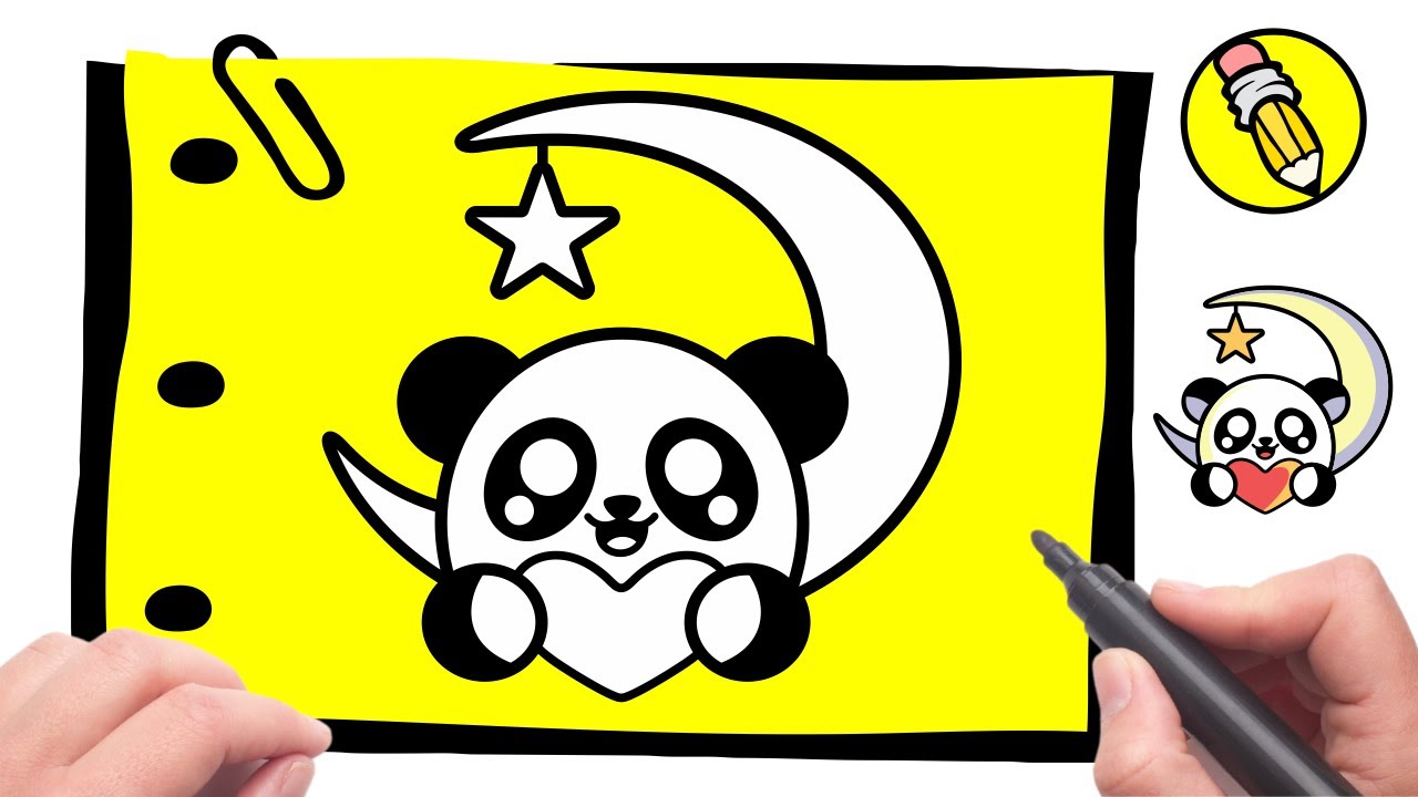 COMO DIBUJAR UN PANDA KAWAII Dibujar Kawaii Paso a Paso - YouTube