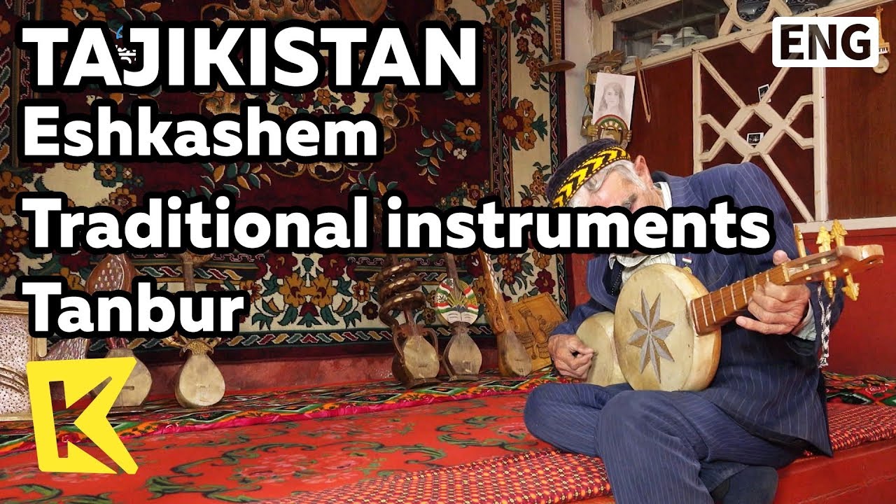【K】Tajikistan Travel-Eshkashem[타지키스탄 여행-이쉬카심]전통악기 타부르 장인/Tanbur ...