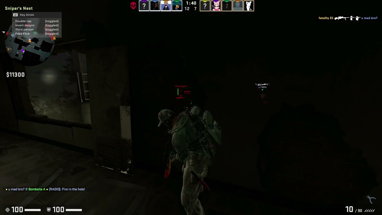 Legendware v4 FakeFlick vs Primordial user - YouTube