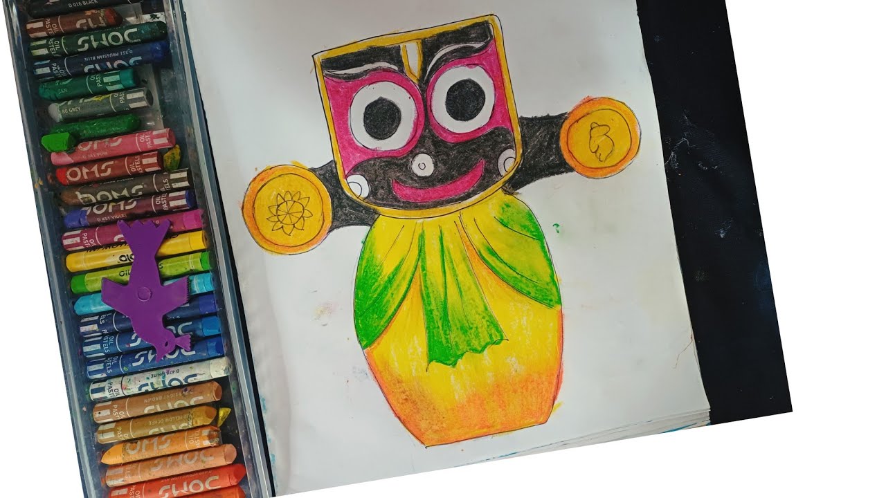 easy Jagannath drawing,how to drawlord Jagannath, easy step by step ...