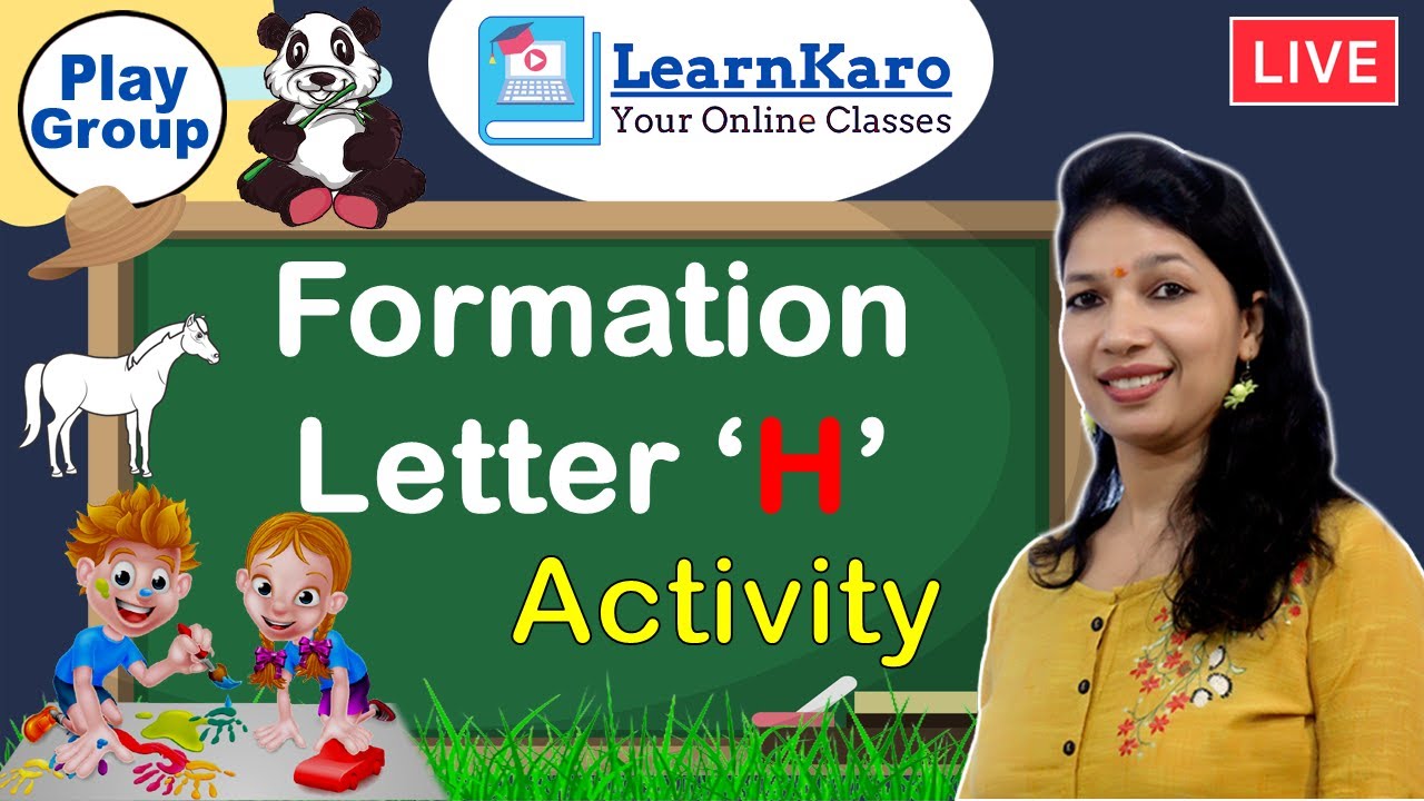 Recognition of Letter H | Play Group | Most engaging activity for ...