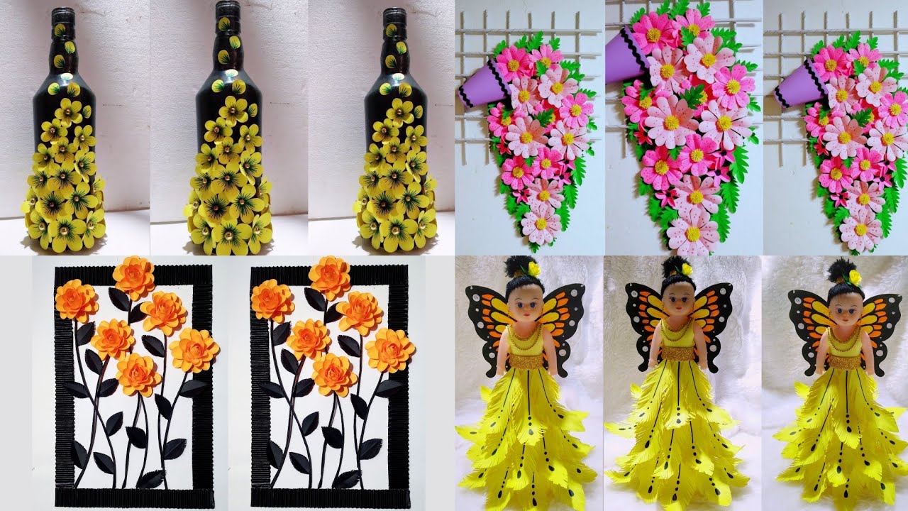 A4 nirmana / room decoration idea with paper / a4 mal nirmana / biththi ...