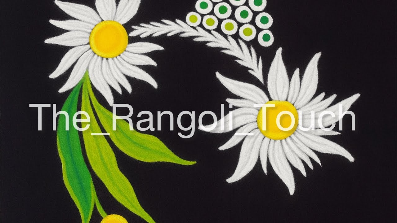 Easy & Simple Rangoli Designs for Beginners - YouTube