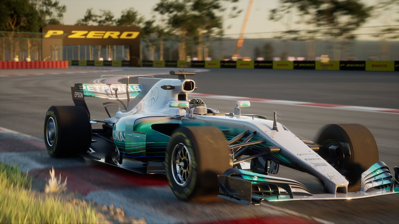 Unreal Engine 5 - Animation Car of Formula 1 - Mercedes AMG F1 W08 ...
