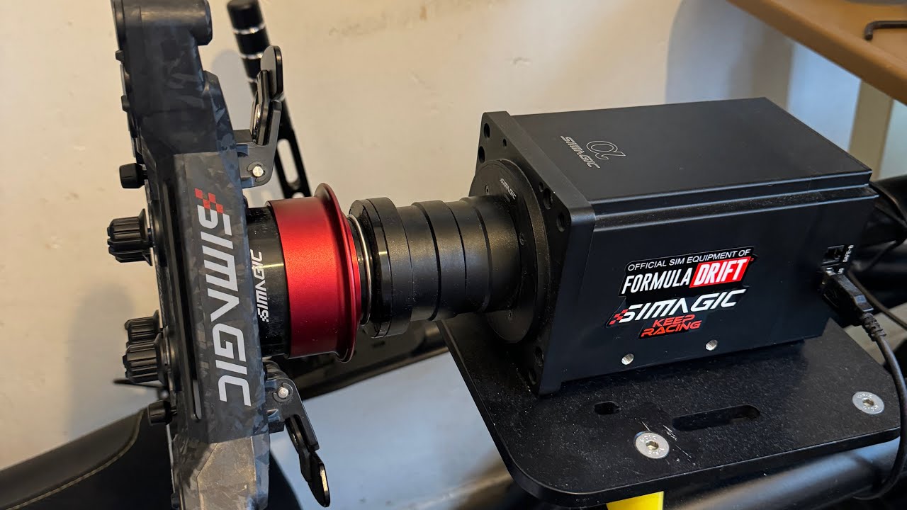 SIMAGIC ALPHA vs MINI power….. DOWNGRADING” to decide if mid range DD wheel is enough - YouTube