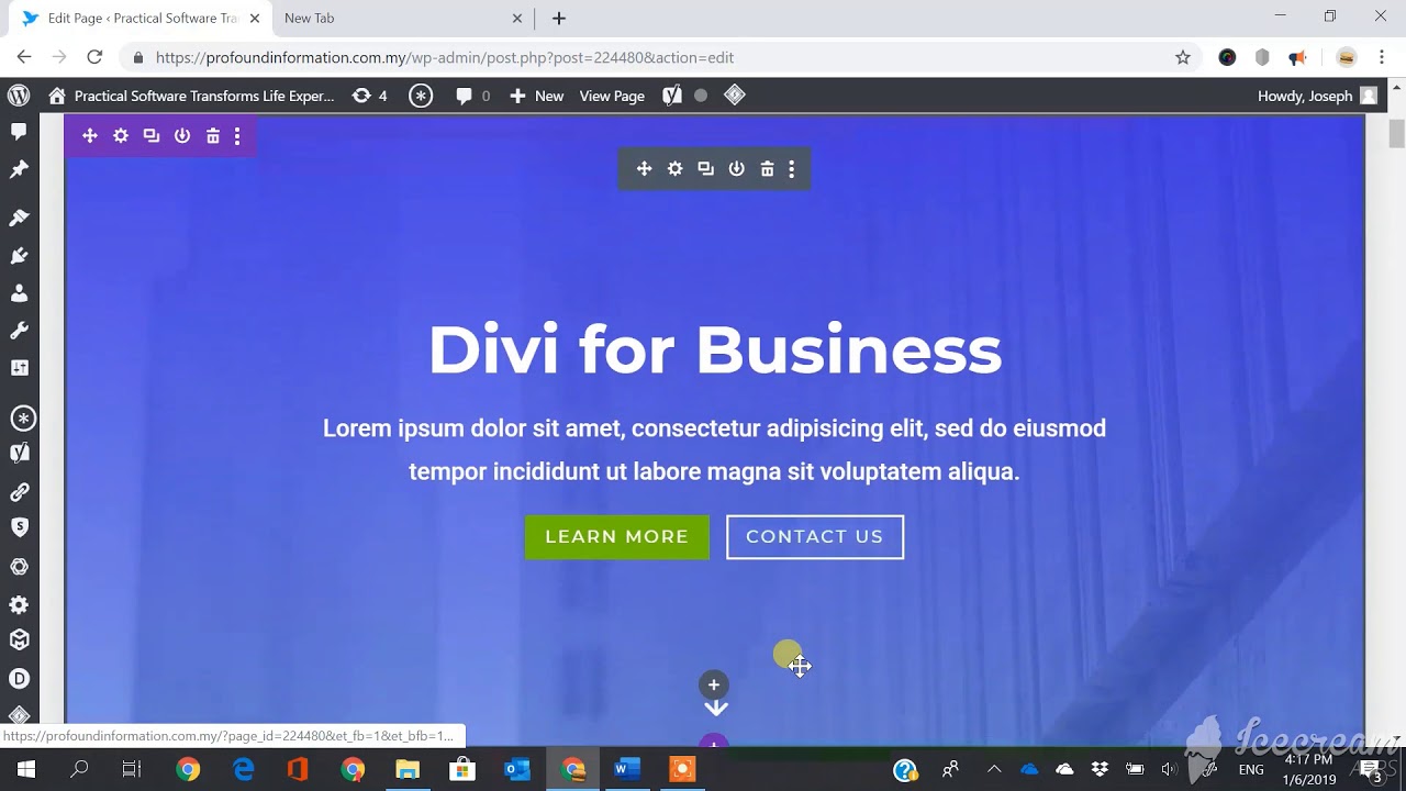 Divi visual builder add high quality premade layout create website ...