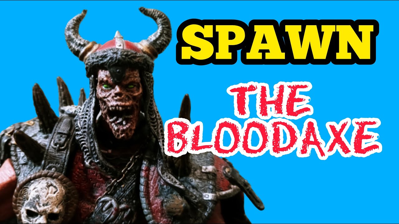 SPAWN THE BLOODAXE Action Figure McFarlane Dark Ages The Viking Age ...