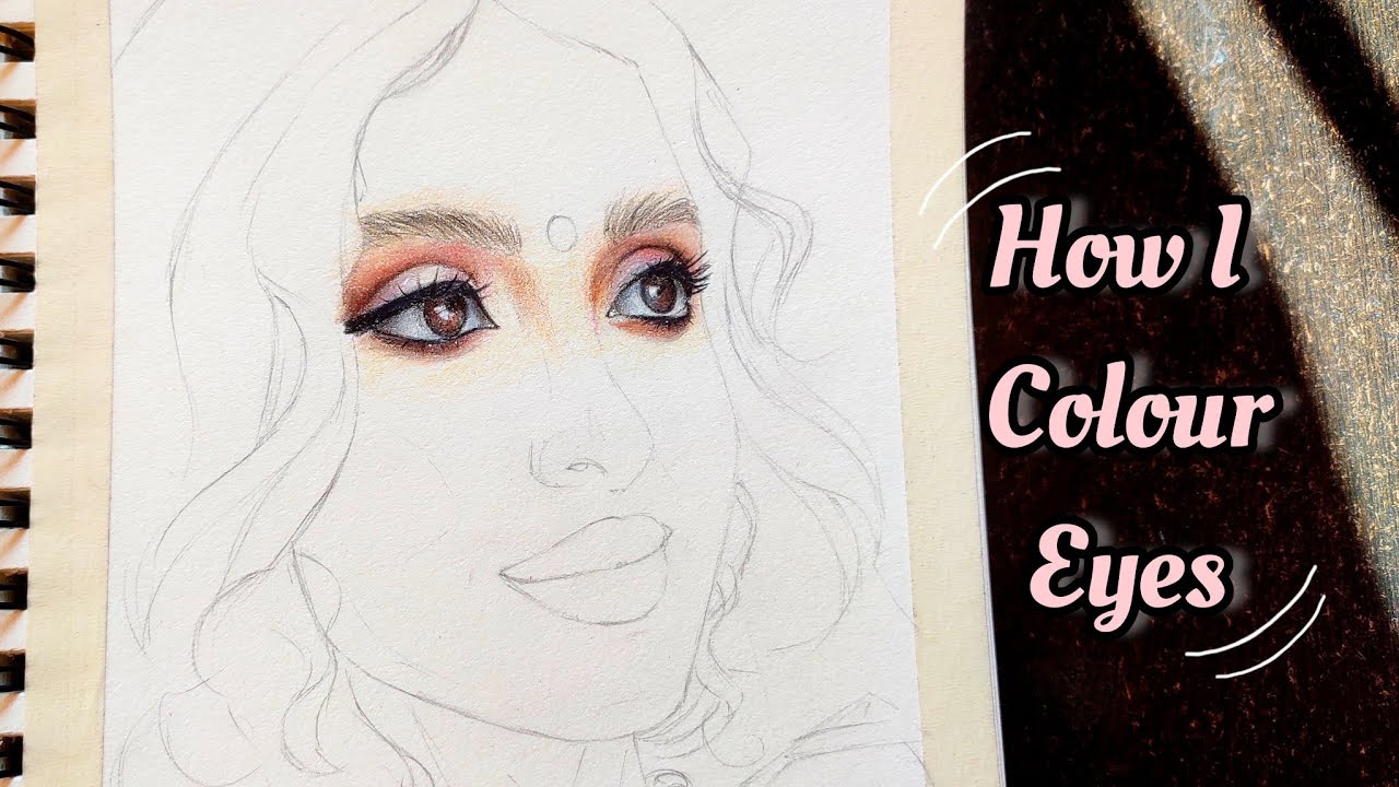 COLOURING EYES| How i colour eyes | Easy to follow - YouTube