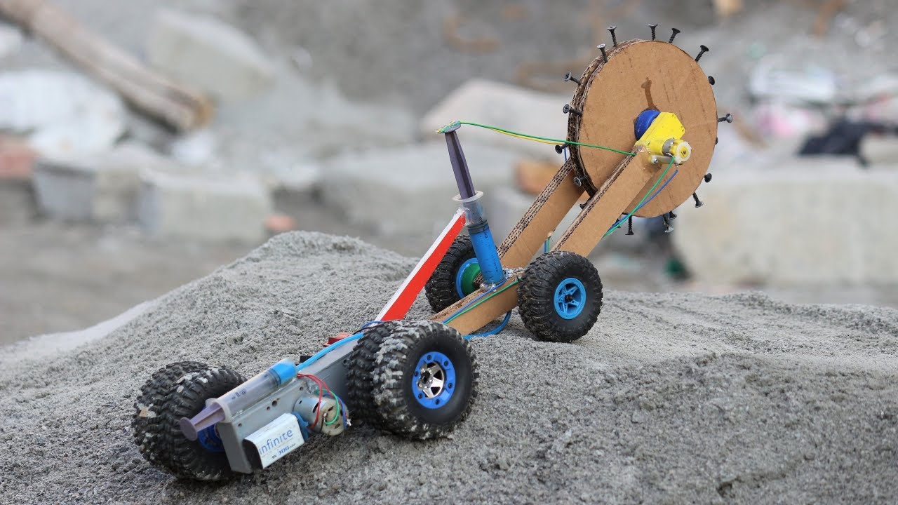 How to make a bucket wheel excavator - Bucket Wheel - YouTube