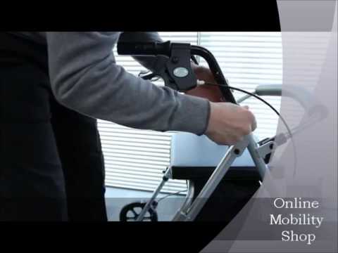 Z Tec Lite Compact Rollator Walking Aid - YouTube