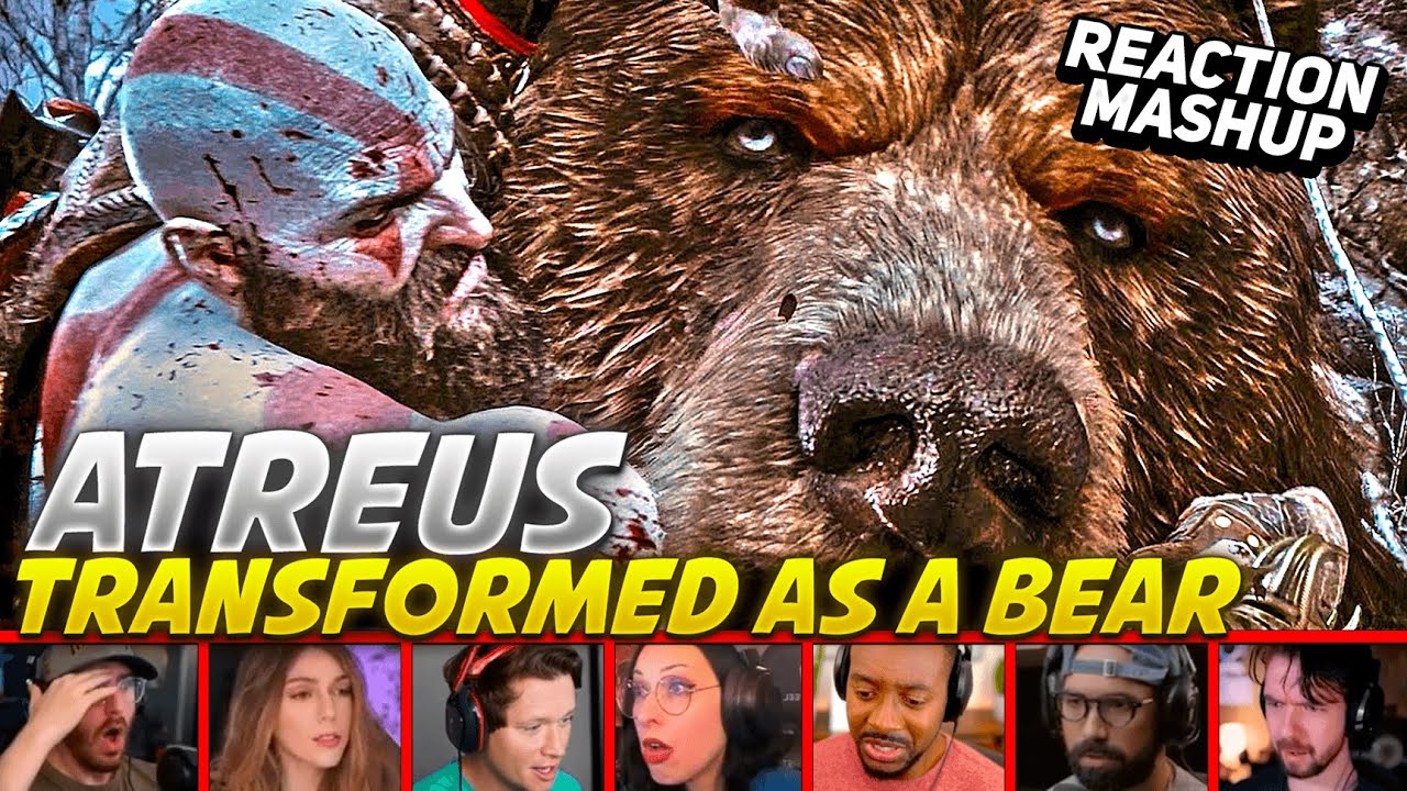 Atreus Transformed as a Bear Reaction Mashup | God of War Ragnarok ...