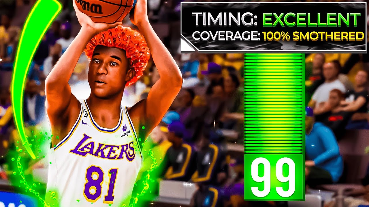The POWER of a 100 THREE POINT RATING on NBA2K23! - YouTube