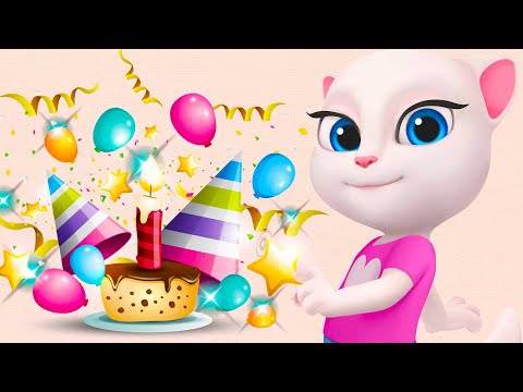 Talking Tom 🐱 Doğum günün kutlu olsun 🎈 Çocuklar İçin Videolar 💕 Super Toons TV Animasyon