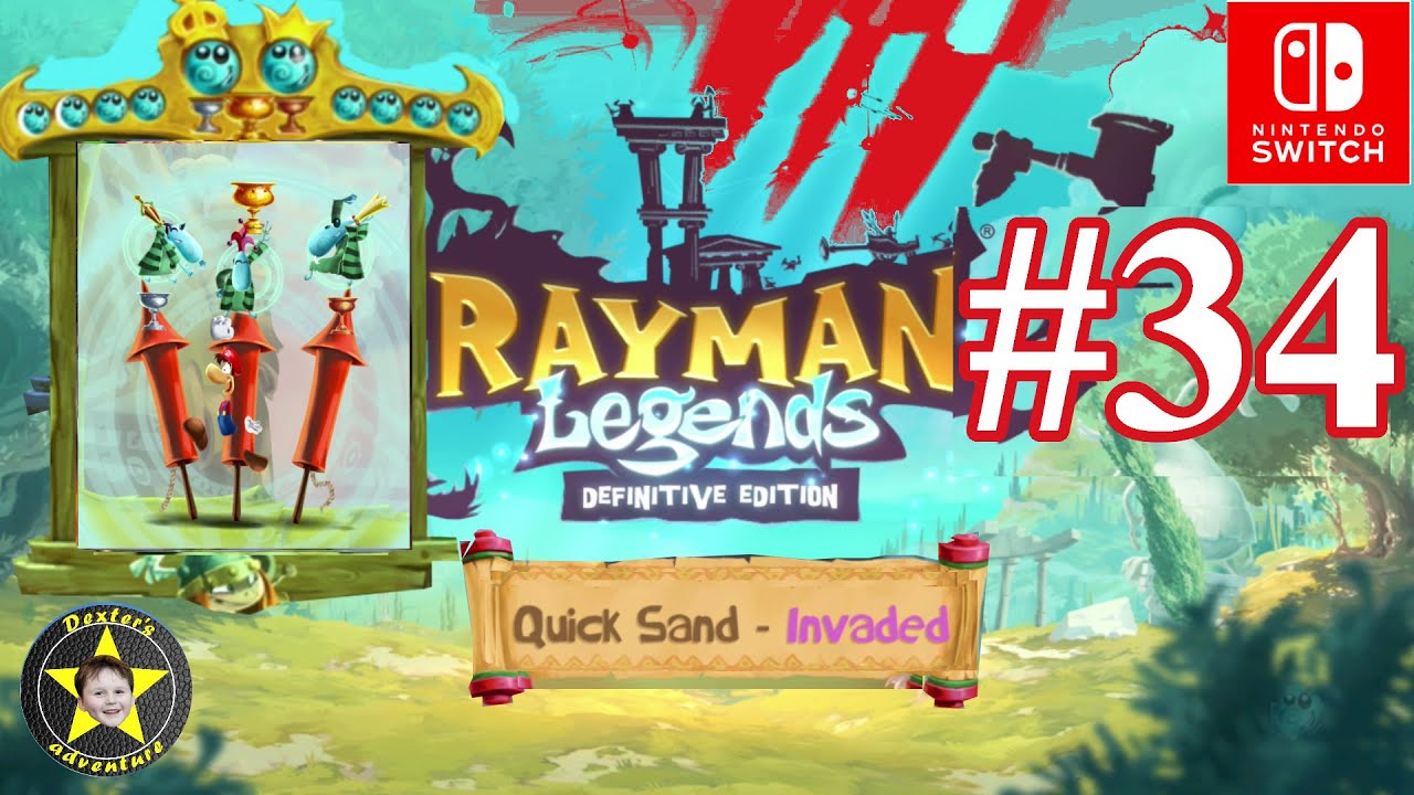 Rayman Legends : Quick Sand - Invaded | Hard level - YouTube