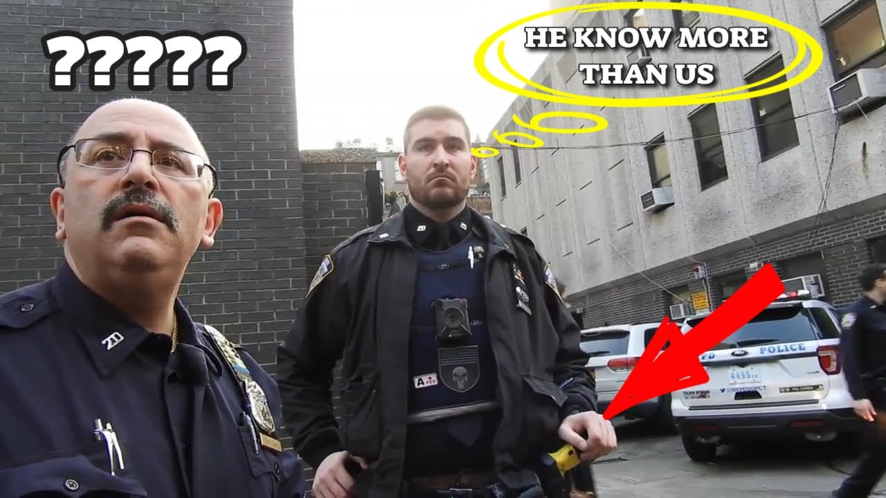 NYPD Cops Get Owned And Schooled For Free - YouTube