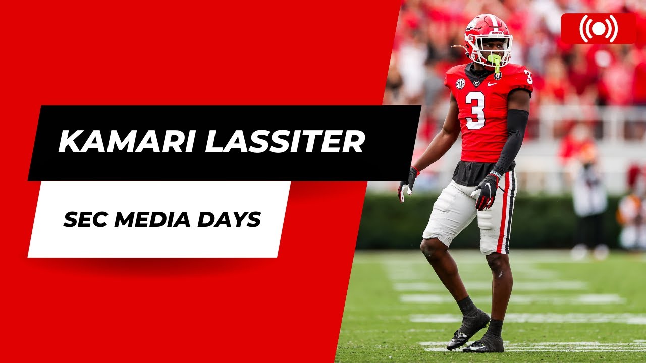 WATCH UGA's Kamari Lassiter at SEC Media Days - YouTube