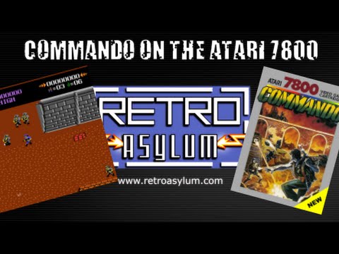 Commando On The Atari 7800 - YouTube
