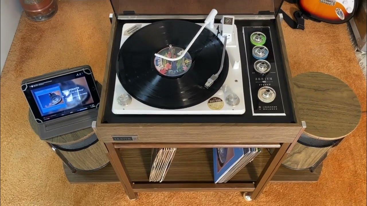1969 Zenith Circle Of Sound Record Player, Model Z565 - YouTube
