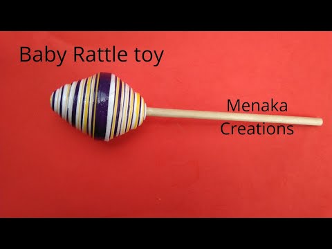 Baby Rattle | How to make Baby Rattle? | Baby toy | Newborn baby gifts ...