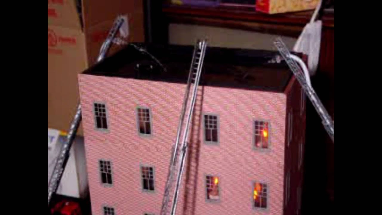 A Animated Fire Scene for 'O' gauge Train Displays - YouTube