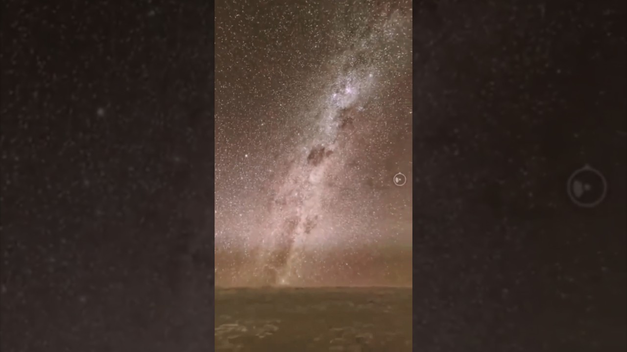 Martian Sky at Night: A Glimpse by the Perseverance Rover - YouTube