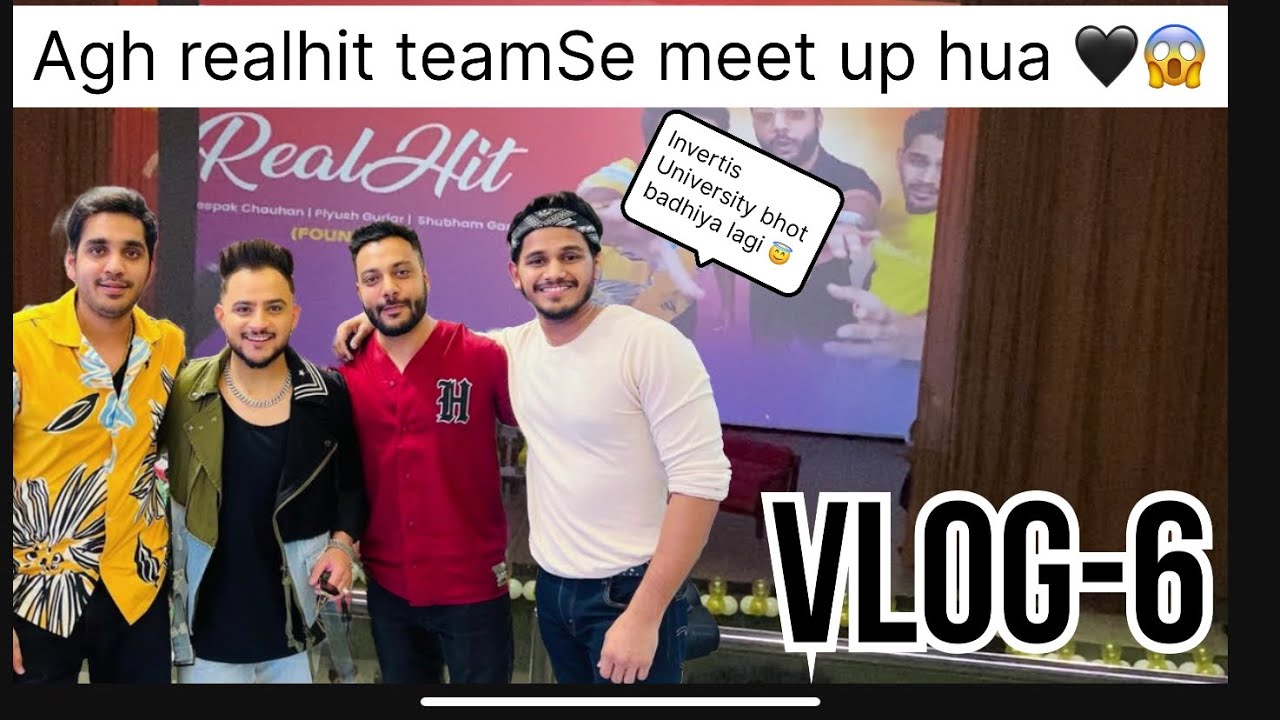@RealHitVideos se meetup hua 😱 - YouTube
