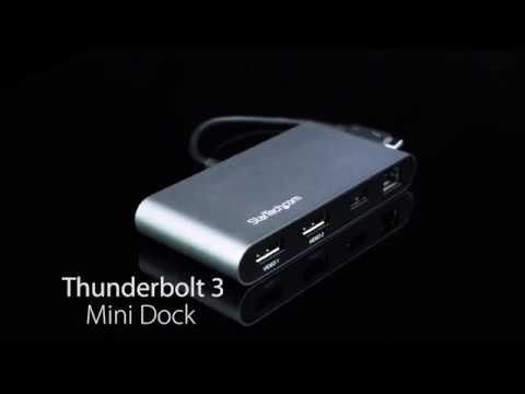 Dual 4K Monitor Mini Thunderbolt 3 Dock with DisplayPort - TB3DKM2DP ...