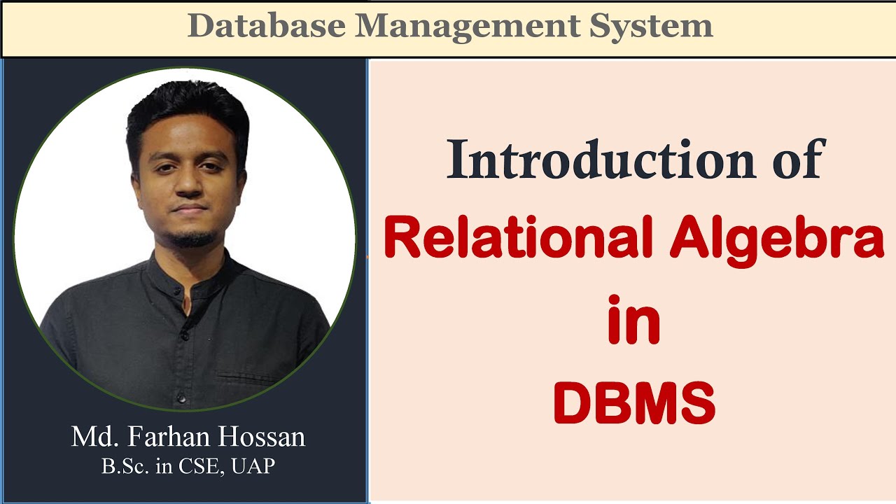 Lec 38 Relational Algebra Types Of Relational Algebra DBMS lec-38-relational-algebra-types-of-relational-algebra-dbms