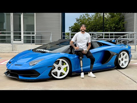How I Drive My Aventador SVJ with No Legs