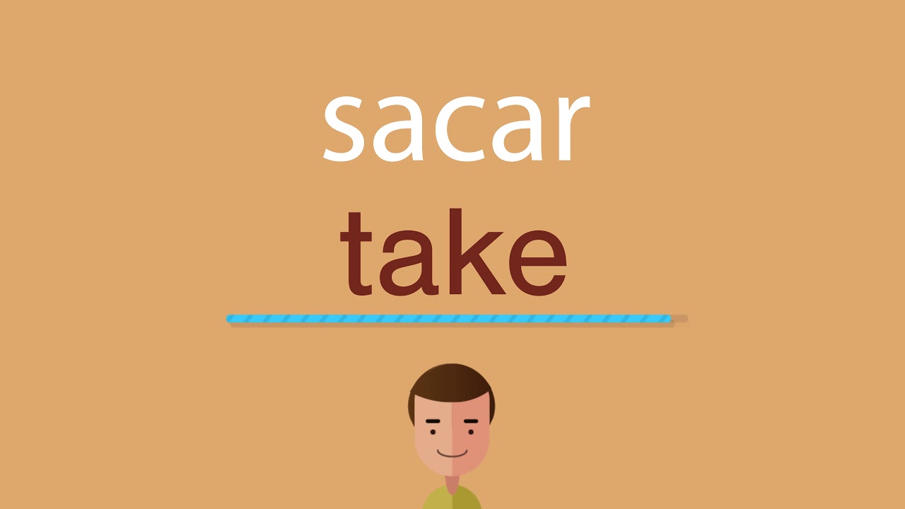 Cómo se dice sacar en inglés - YouTube