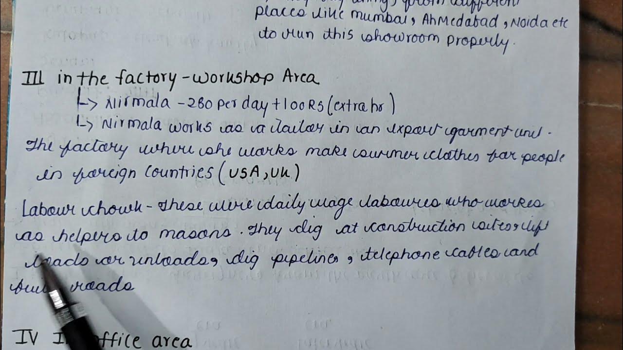 URBAN LIVELIHOOD Class 6th Civics notes And Explain class 6th chapter urban-livelihood-class-6th-civics-notes-and-explain-class-6th-chapter