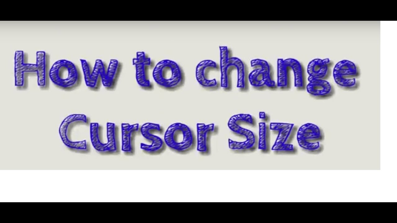 Changing Cursor Size in AutoCAD - YouTube