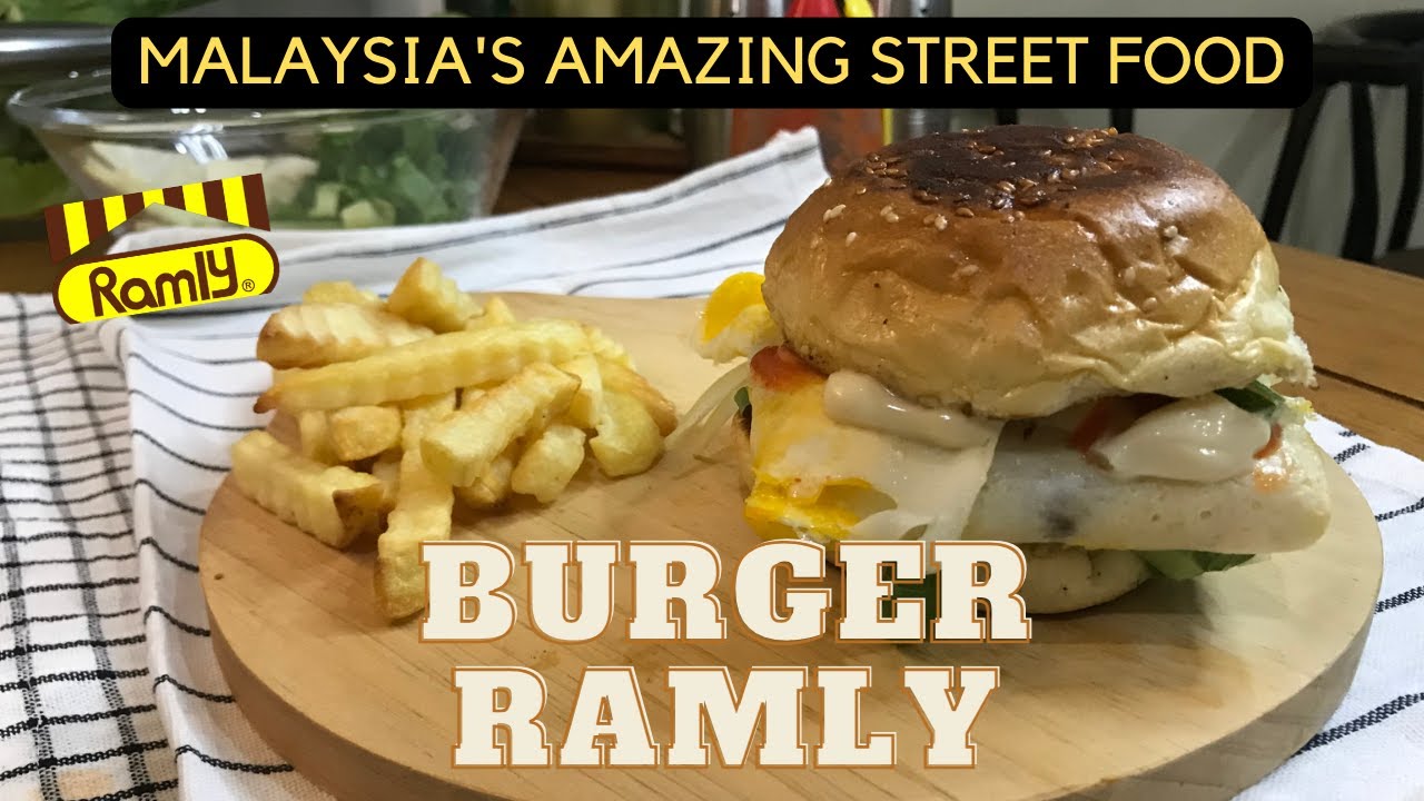 My Attempt Making Ramly Burger Special | Burger Ramly Malaysia At Home ...