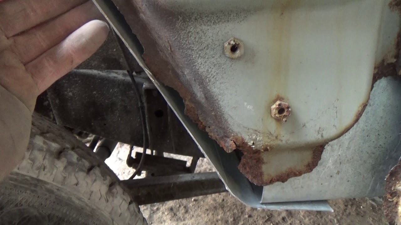 Range Rover footwell repairs. - YouTube