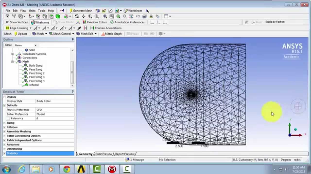 SimCafe: 3D Wing Mesh 2 - YouTube