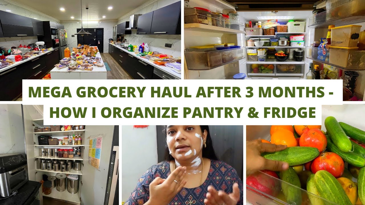 Mega Grocery Haul After 3 Months for a Family of 6 - Pantry & Fridge ...