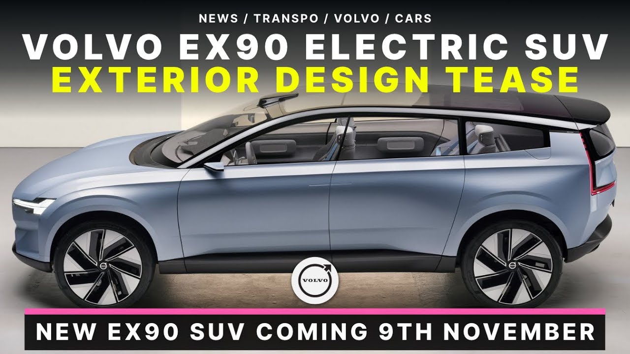 Volvo Teases Fully Electric EX90 Exterior Design With New Images ...