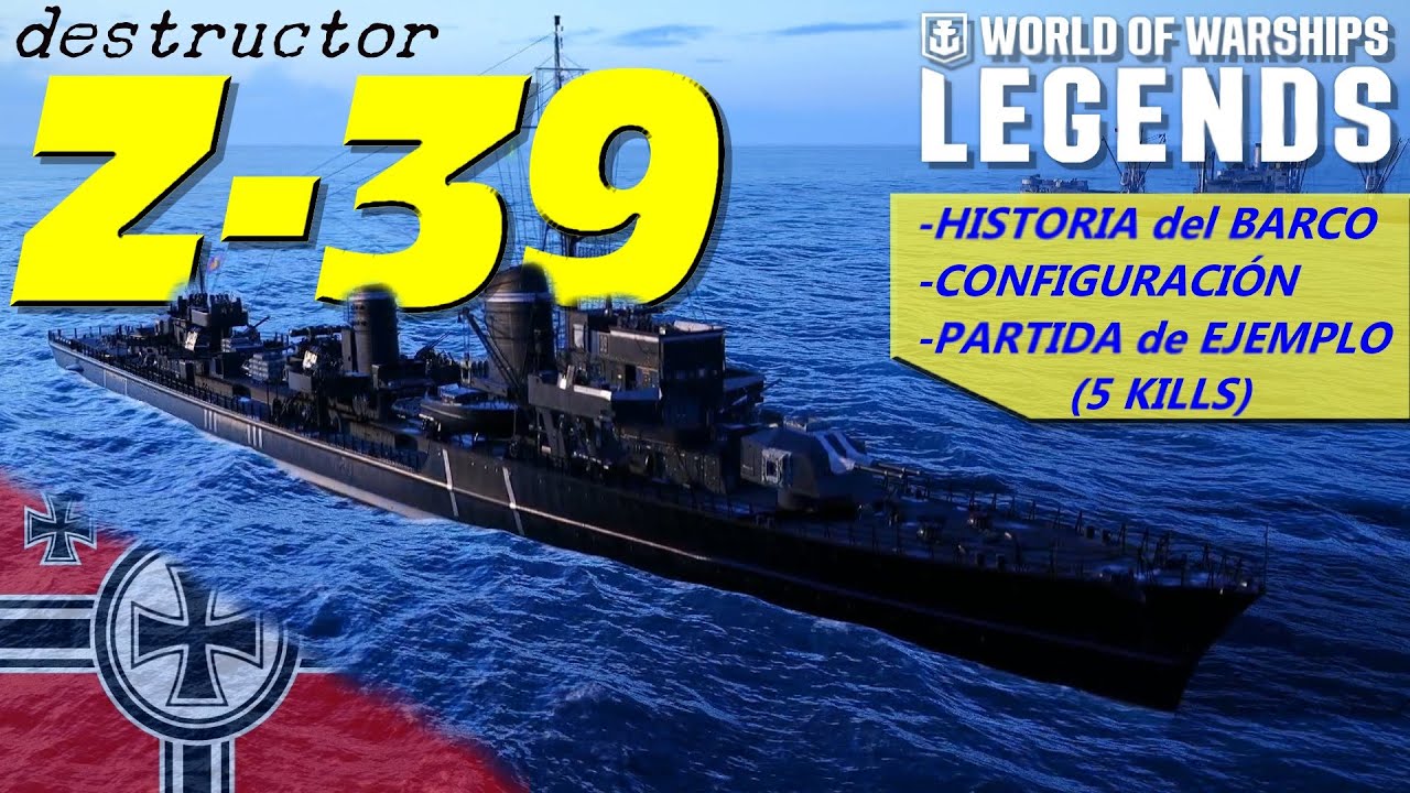 Destructor Z-39 : Historia, configuración y partida de ejemplo en World ...